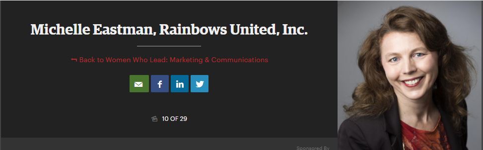 Michelle Eastman, Women Who Lead - Rainbows United